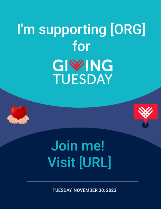 Plantilla de Giving Tuesday Flyer Template | PosterMyWall