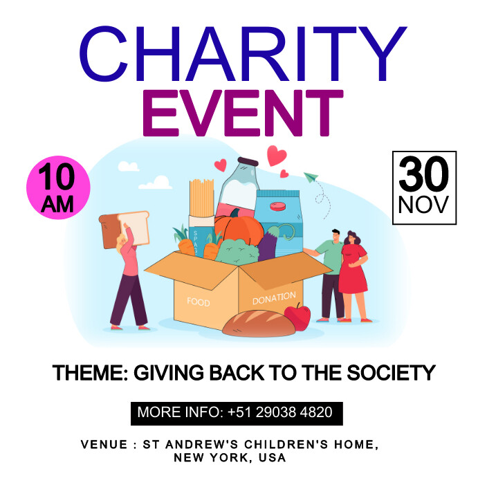 Giving Tuesday Fundraising Flyer Template | PosterMyWall