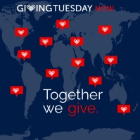 Giving Tuesday Instagram Poster Template | PosterMyWall
