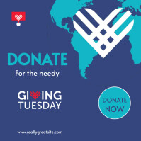 Giving Tuesday Instagram Poster Template | PosterMyWall
