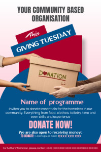 Giving Tuesday Poster Template | PosterMyWall