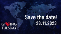 Giving Tuesday save the date 2023 poster, fly Template | PosterMyWall