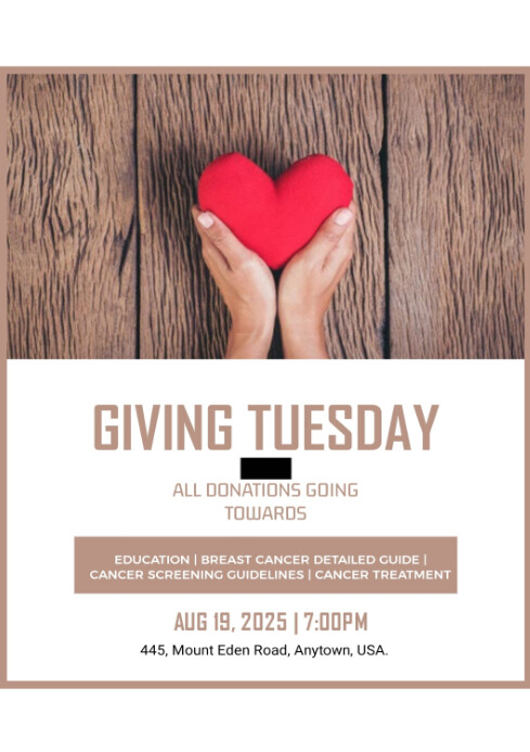 Giving Tuesday Template | PosterMyWall