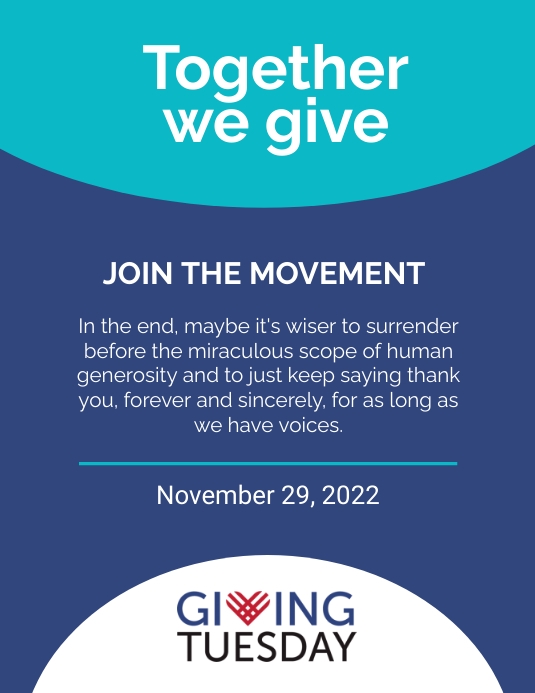 GivingTuesday Flyer Template | PosterMyWall