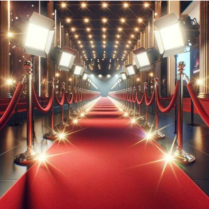 Glam Red carpet walkway Template | PosterMyWall