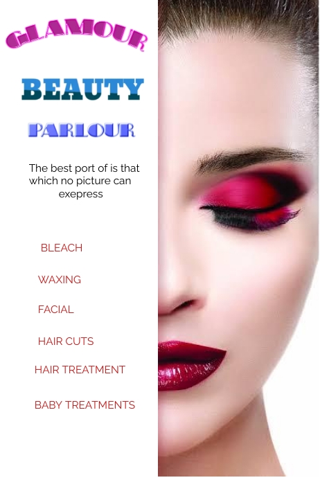 Glamour Template | PosterMyWall