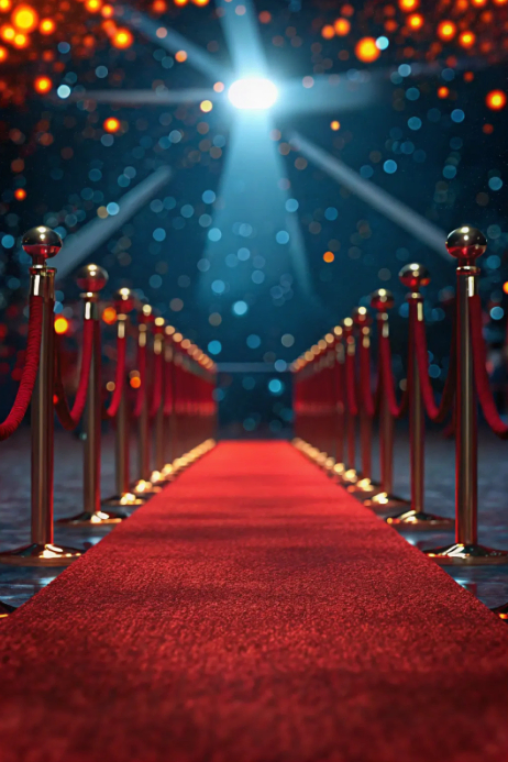 Glamour Red Carpet Stage Background Template | PosterMyWall