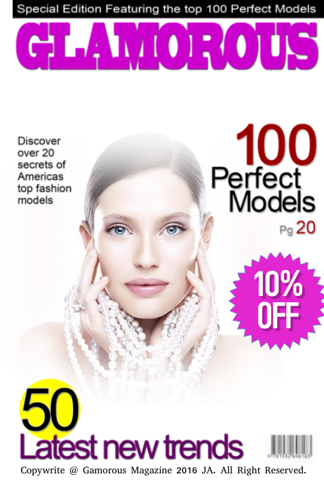 Glamorous Magazine Template | PosterMyWall