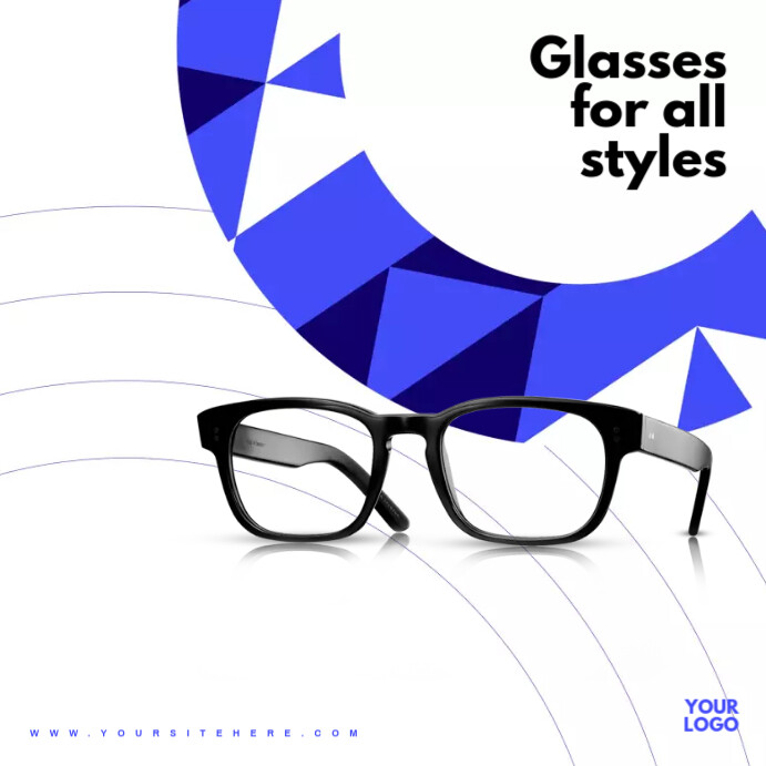 Glasses style template | PosterMyWall