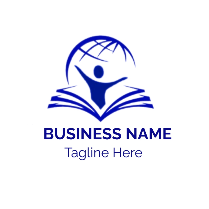 Global book knowledge logo Template | PosterMyWall