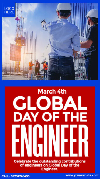 Copy of Global Day of the Engineer Design | PosterMyWall
