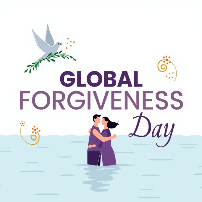 Copy of Global Forgiveness Day Graphic Peaceful Theme Inspiring Message ...