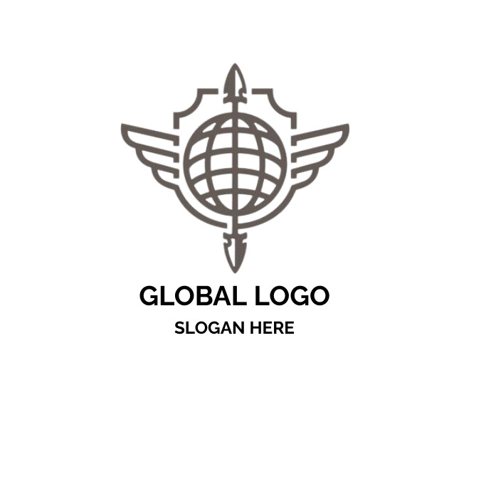 GLOBAL LOGO Template | PosterMyWall