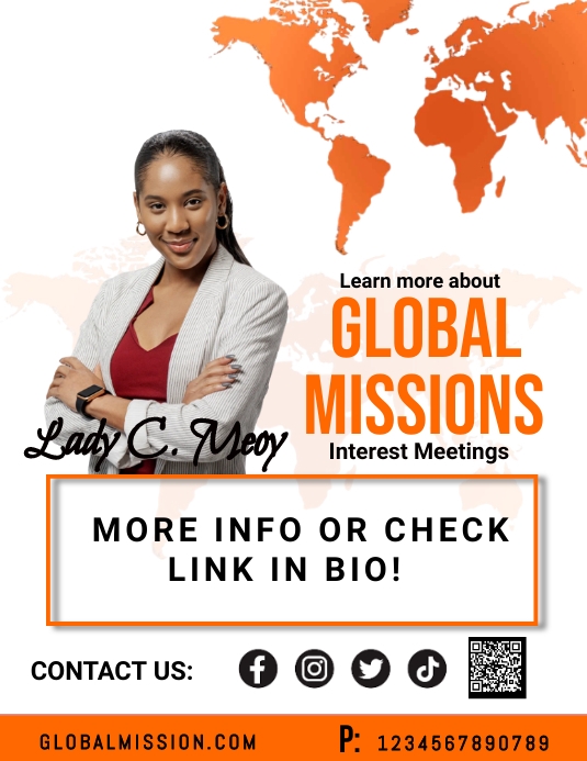 Copy of Global Missions Flyers, earth day flyers, | PosterMyWall