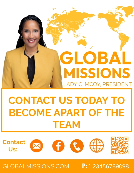 Global Missions Flyers, earth day flyers, mis Template | PosterMyWall