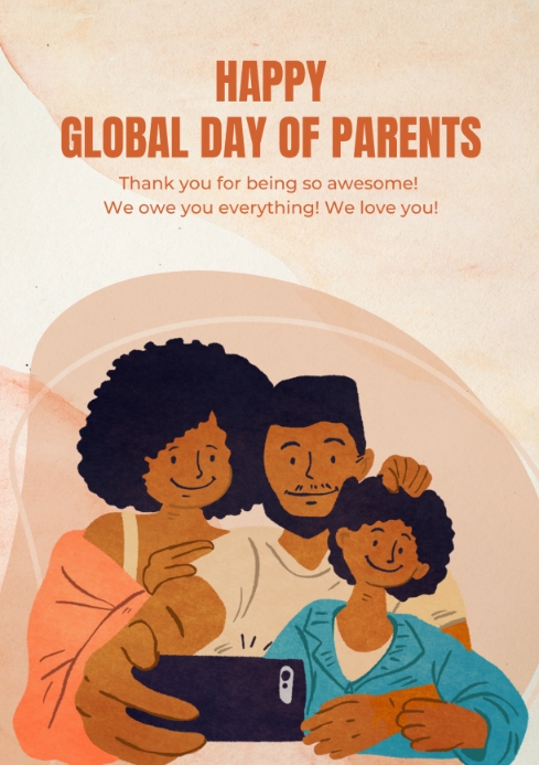 GLOBAL PARENTS DAY Template | PosterMyWall