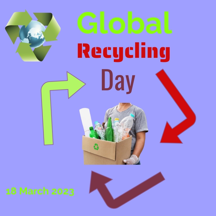 Global Recycling day Instagram post Template | PosterMyWall