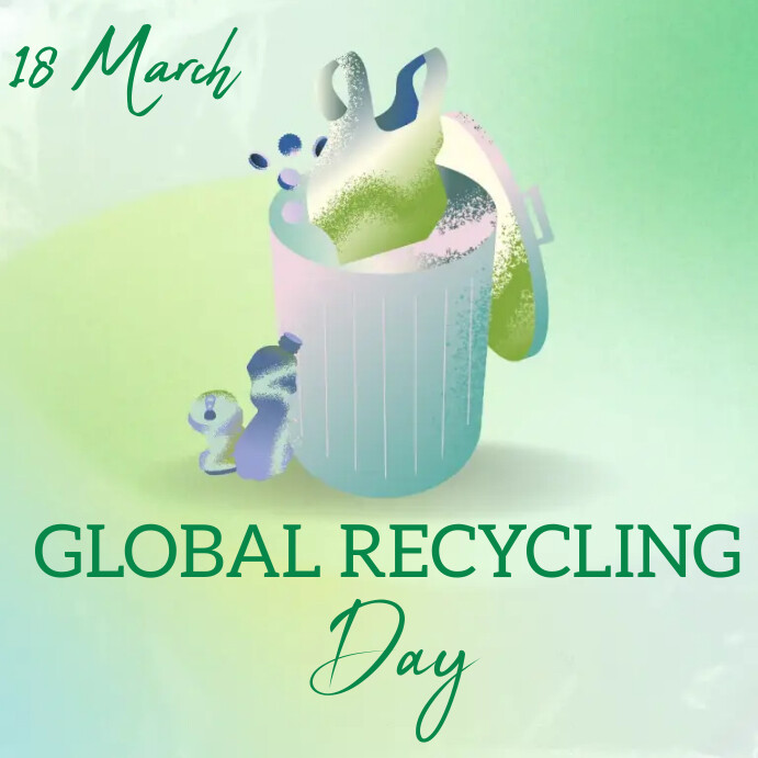 Global RECYCLING day online greetings cards Template | PosterMyWall