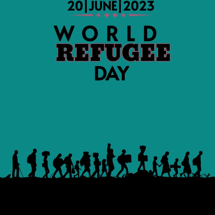 Global refugee day Template | PosterMyWall