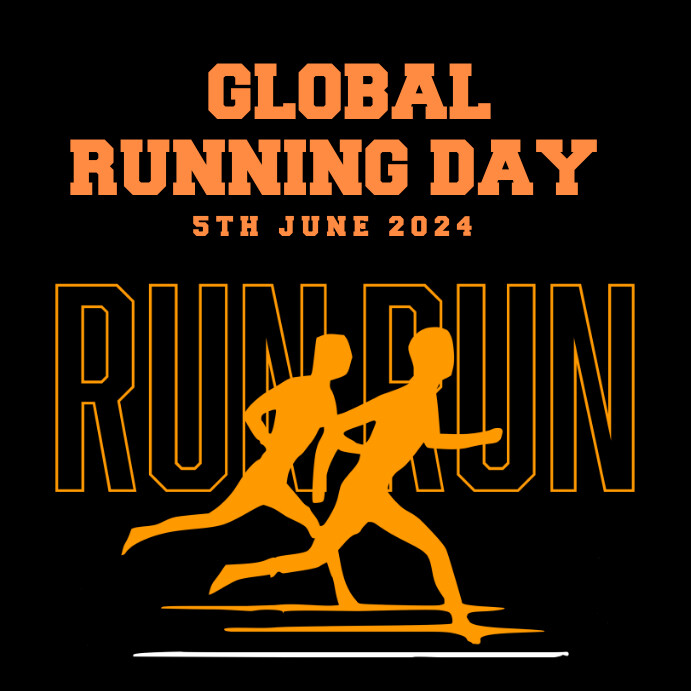 Global Running Day Template | PosterMyWall