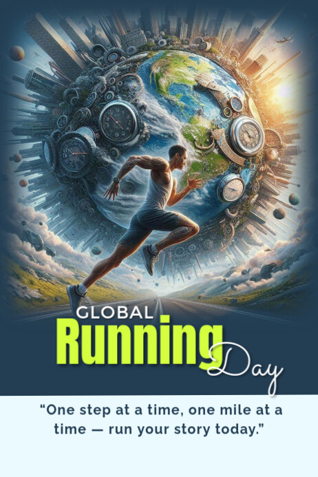 Copy of Global running day | PosterMyWall