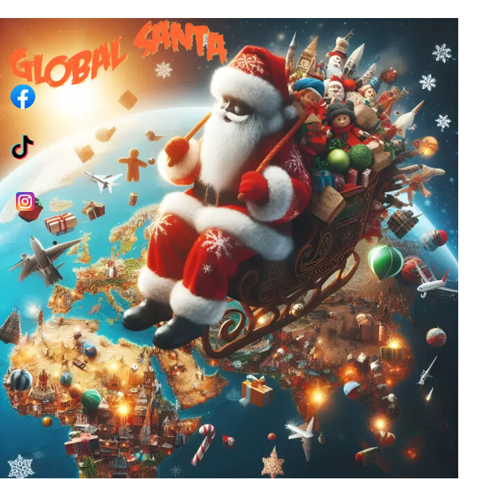 Global Santa flyer template | PosterMyWall