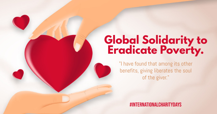 Copy of Global Solidarity of Charity Days | PosterMyWall