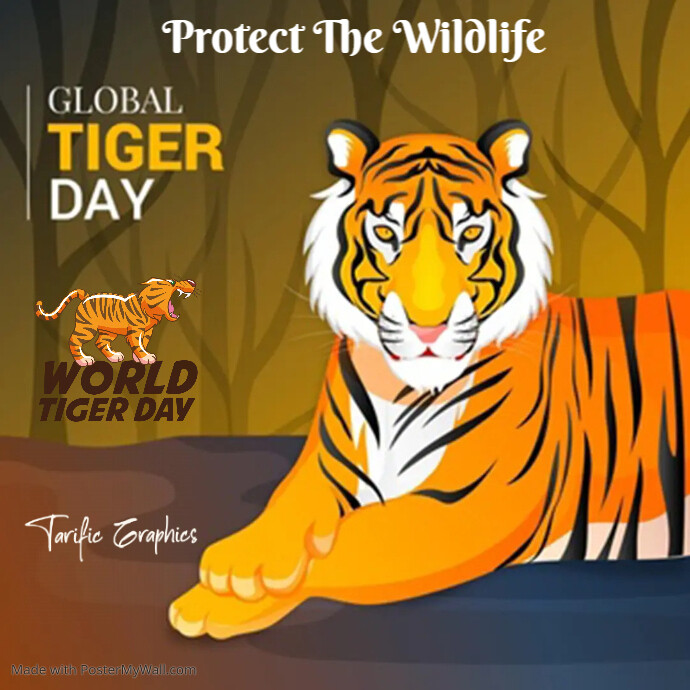 global tiger day Template | PosterMyWall