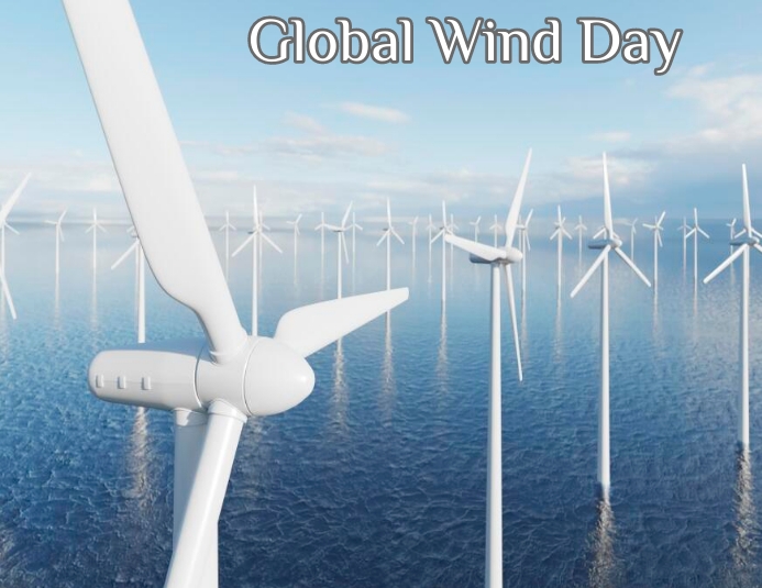 Copy of Global wind day background illustration | PosterMyWall