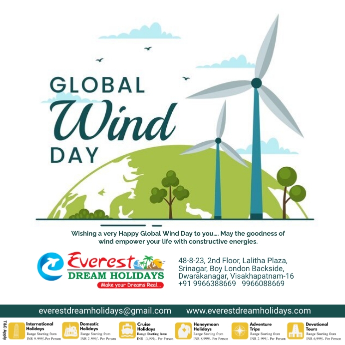 Copy of Global Wind Day | PosterMyWall