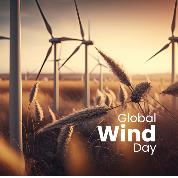 Global Wind Day Instagram Post Template | PosterMyWall