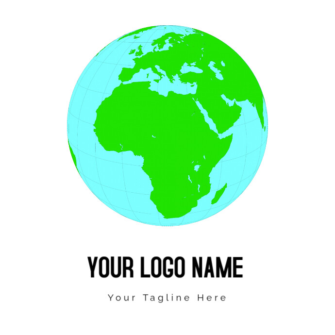 Copy of Globe Africa World Logo | PosterMyWall
