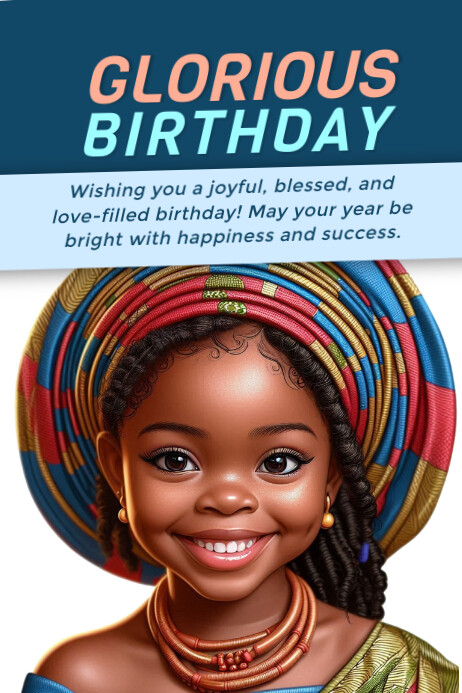 Copy of Glorious birthday | PosterMyWall