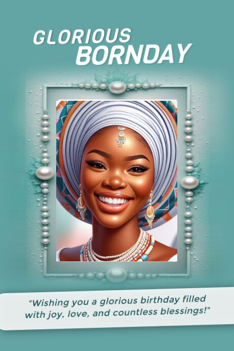 Glorious birthday Template | PosterMyWall