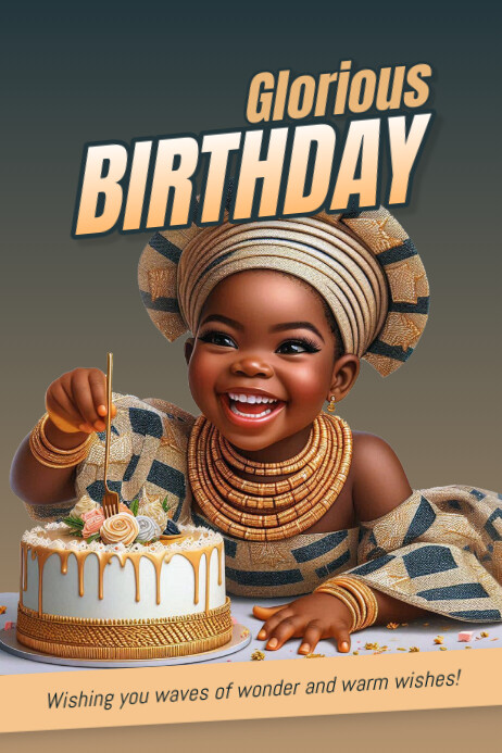 Glorious birthday Template | PosterMyWall