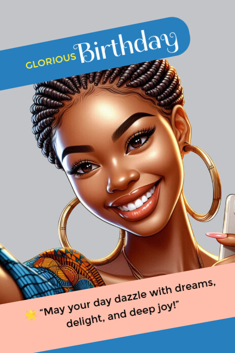 Glorious birthday Template | PosterMyWall