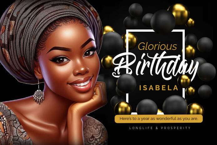 Glorious Birthday Template | PosterMyWall