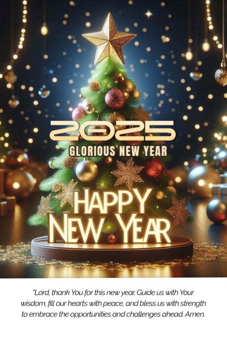 Copy of Glorious new year | PosterMyWall