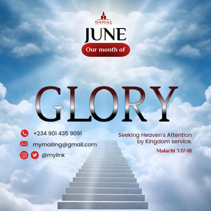 Copy of GLORY | PosterMyWall