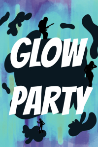 Glow Disco Party flyer template | PosterMyWall