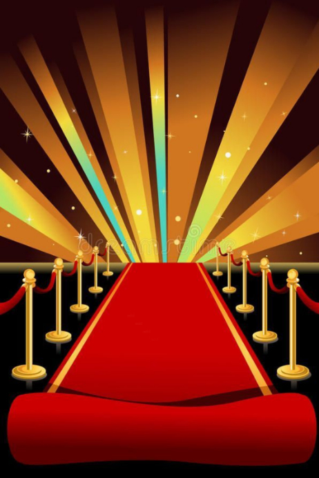Glowing red carpet entrance Template | PosterMyWall