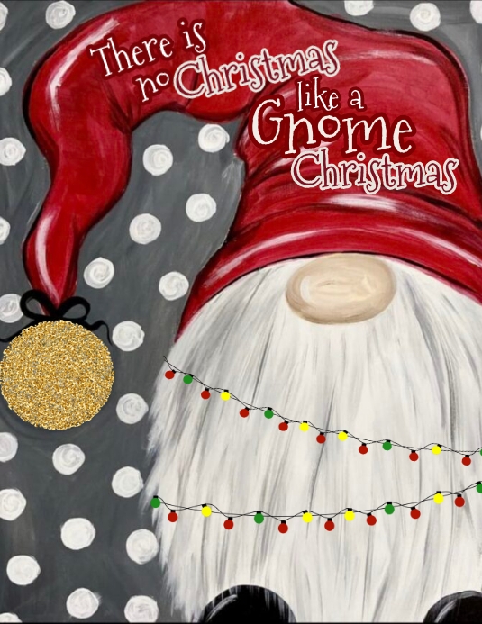Gnome Christmas Template | PosterMyWall