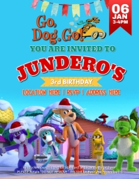 Go Dog Go! Template | PosterMyWall