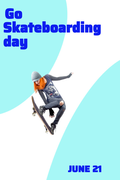 GO SKATE BOARDING DAY Template | PosterMyWall
