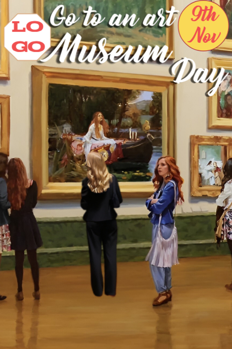 Go to an art museum day Template | PosterMyWall