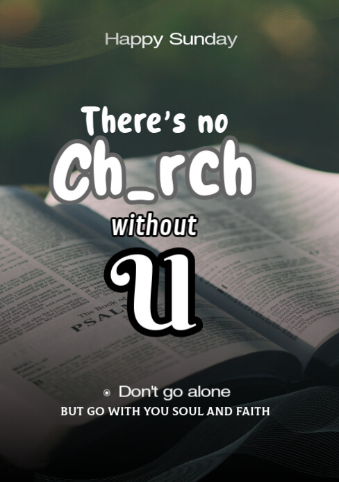 Go to Church Template | PosterMyWall