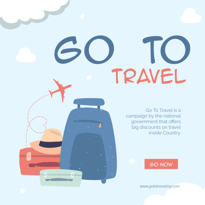 Copy of Go to Travel | PosterMyWall