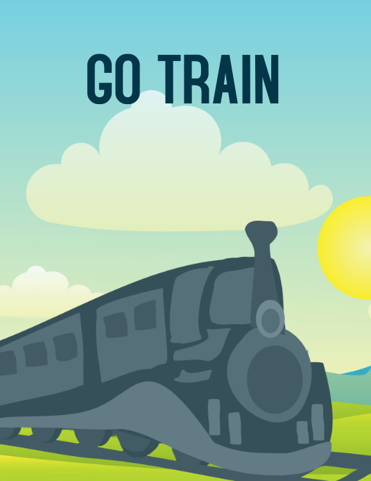 Copy of Go Train | PosterMyWall