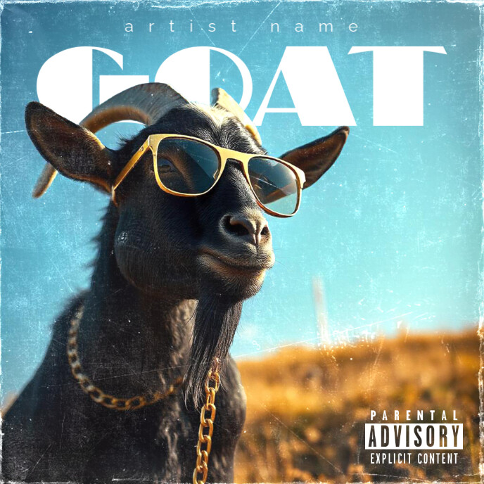 Copy of Goat Album Cover Обложка Альбома | PosterMyWall