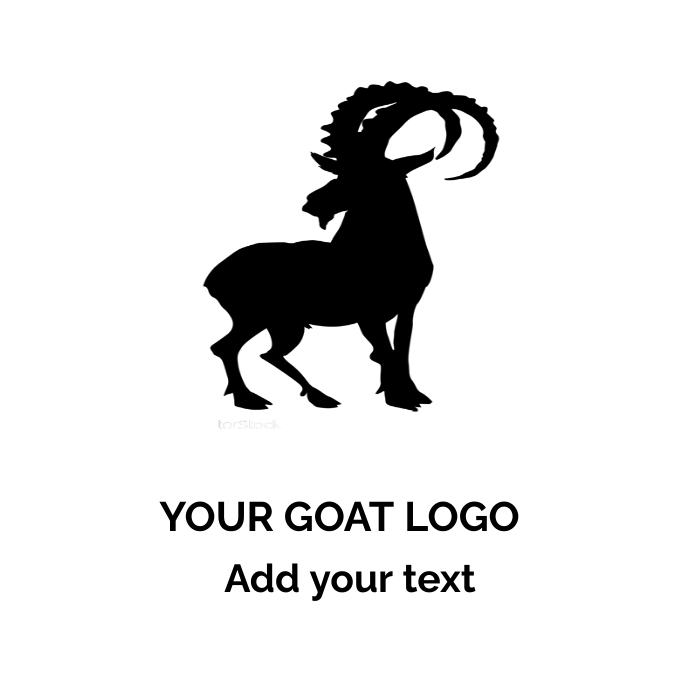 GOAT LOGO Template | PosterMyWall